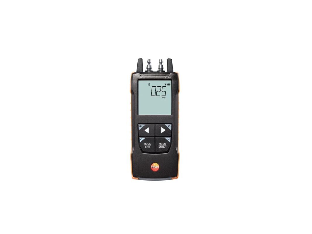 Testo 512-2 digitales Differenzdruckmessgerät mit App-Anbindung (0563 ...