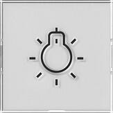 Gira 321600 Wippe mit Symbol "Licht" und großem Beschriftungsfeld ...
