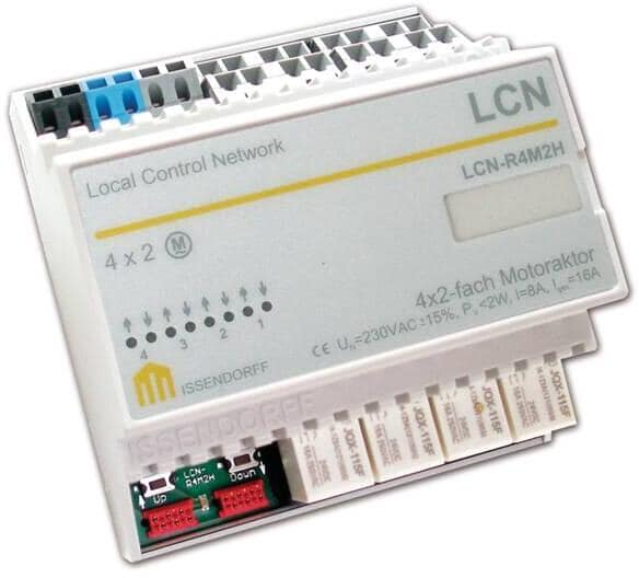 Issendorff Mikroelektronik 30004 LCN R4M2H Relaismodul mit Versorgung, 230 V/8 A Elektroshop Wagner