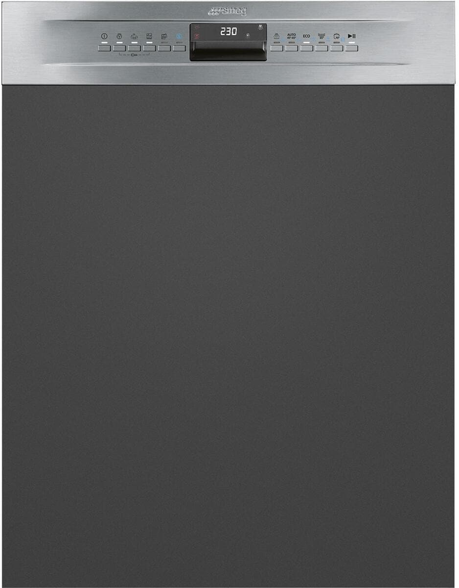 Smeg PL234CXDE Teilintegrierter Geschirrspüler, 60 cm breit, 13 ...