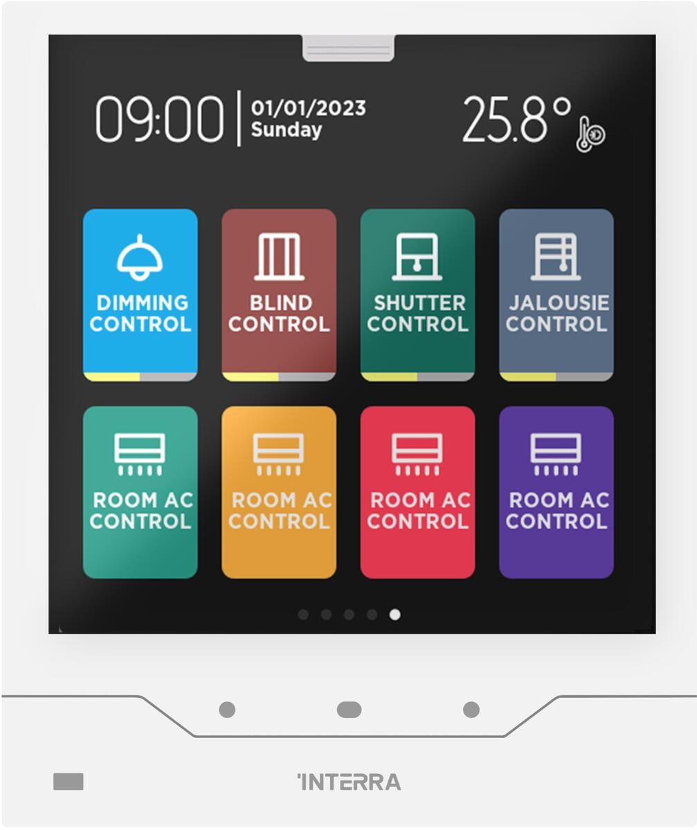 Interra iX4 - 4" Touchpanel, KNX Elektroshop Wagner